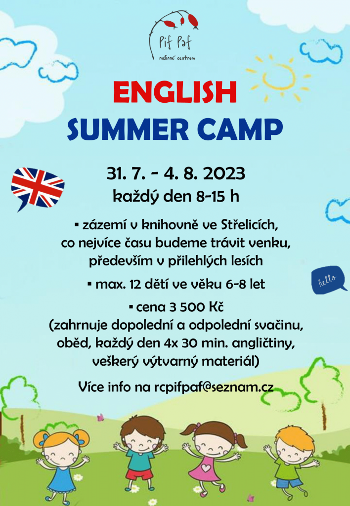 English summer camp pro děti - Radostice